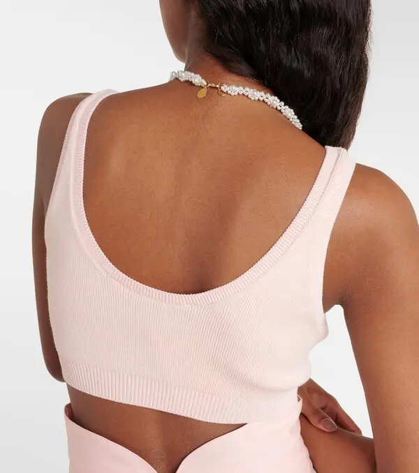 Simone Rocha Love Heart Cutout Bralette