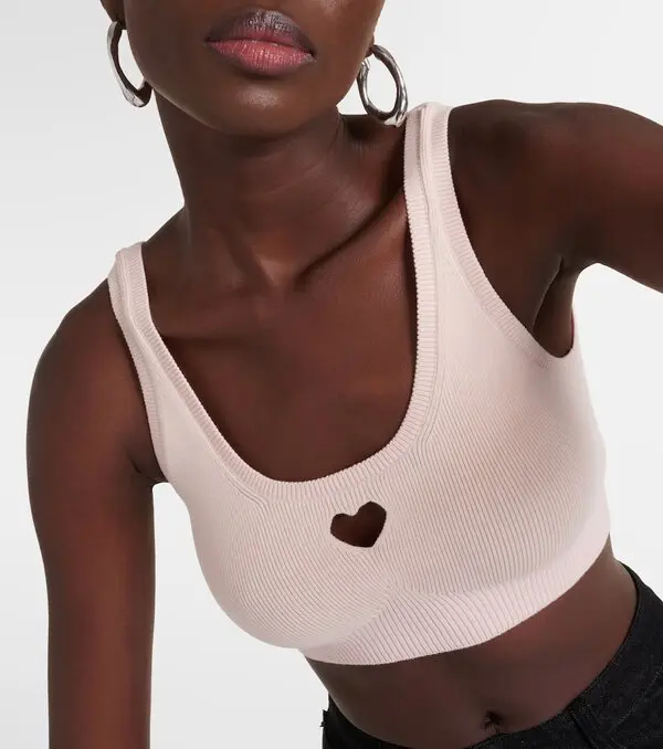 Simone Rocha Love Heart Cutout Bralette