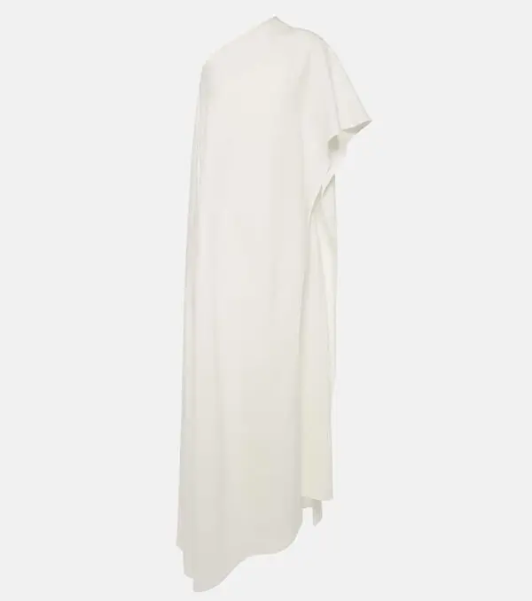 Valentino Garavani Caped Asymmetric Midi Dress