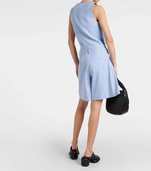 Staud Long Luisa Bermuda Shorts