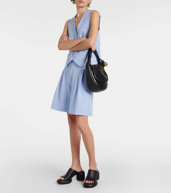 Staud Long Luisa Bermuda Shorts