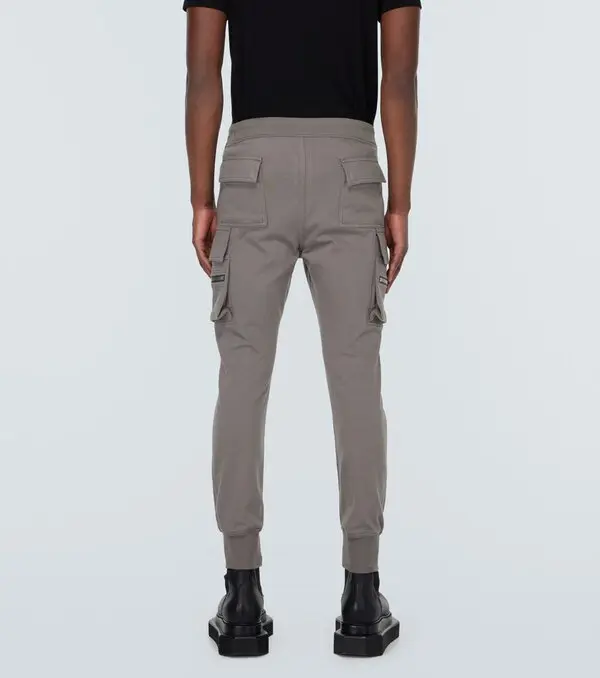 Rick Owens Mastodon Cotton Jersey Cargo Pants