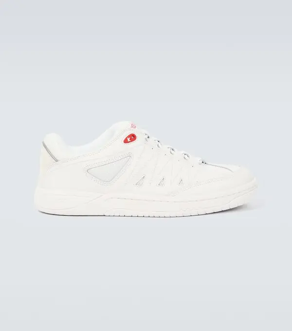 Kenzo Pxt Leather Sneakers - White