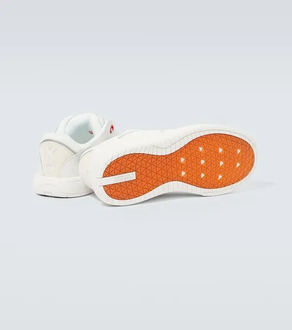 Kenzo Pxt Leather Sneakers - White
