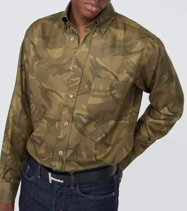 TOM FORD Camouflage Shirt