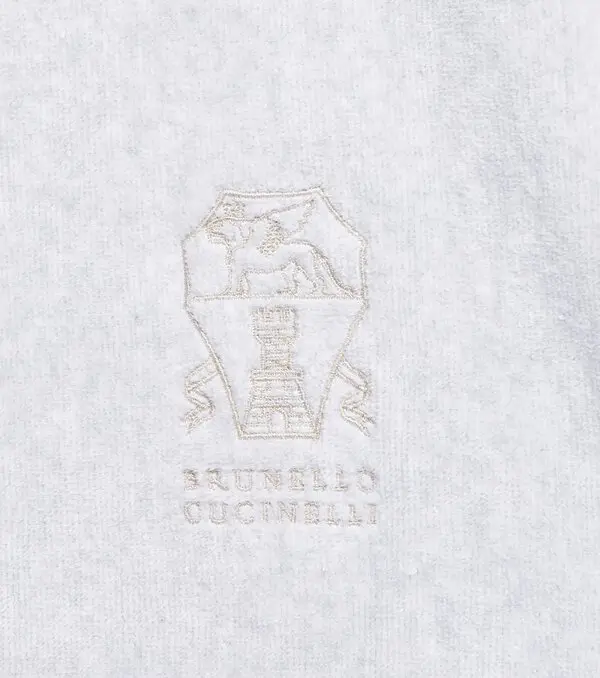 Brunello Cucinelli Cotton Terry Bathrobe - White