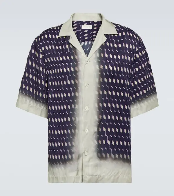 Dries Van Noten Printed Bowling Shirt