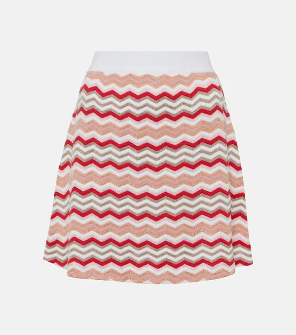 Missoni Zig Zag Cotton-blend Miniskirt