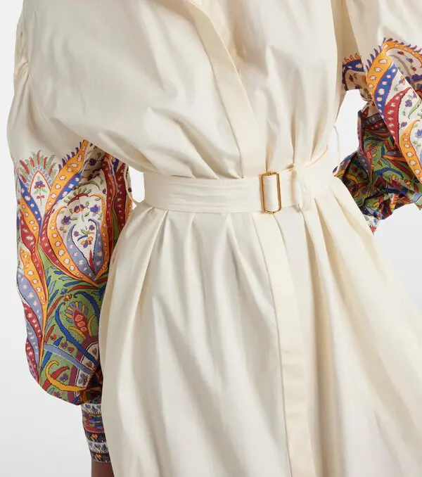 Etro Paisley Cotton Poplin Shirt Dress - Multicoloured