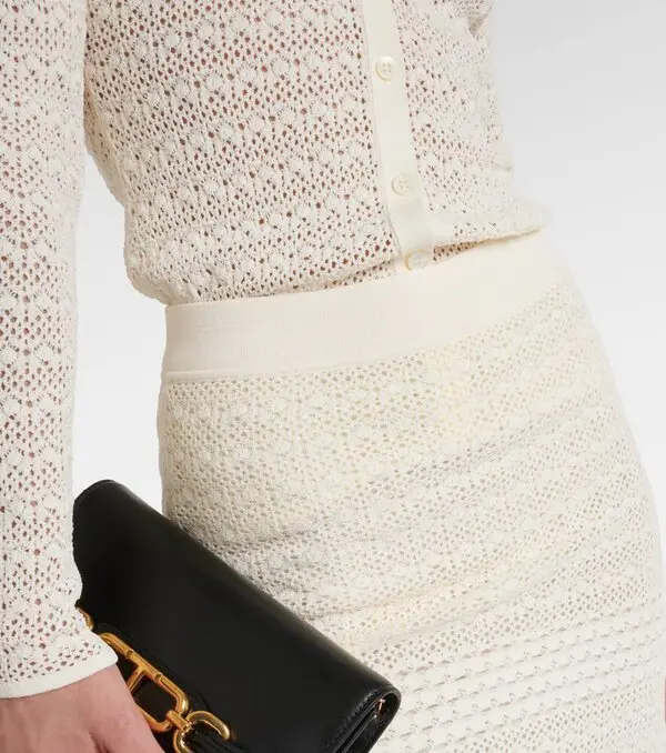 TOM FORD Crochet Mini Skirt