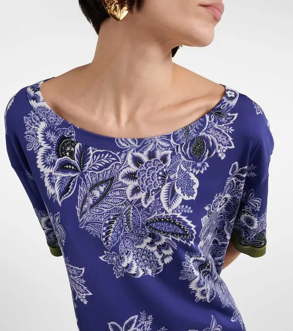 Etro Printed Top - Blue