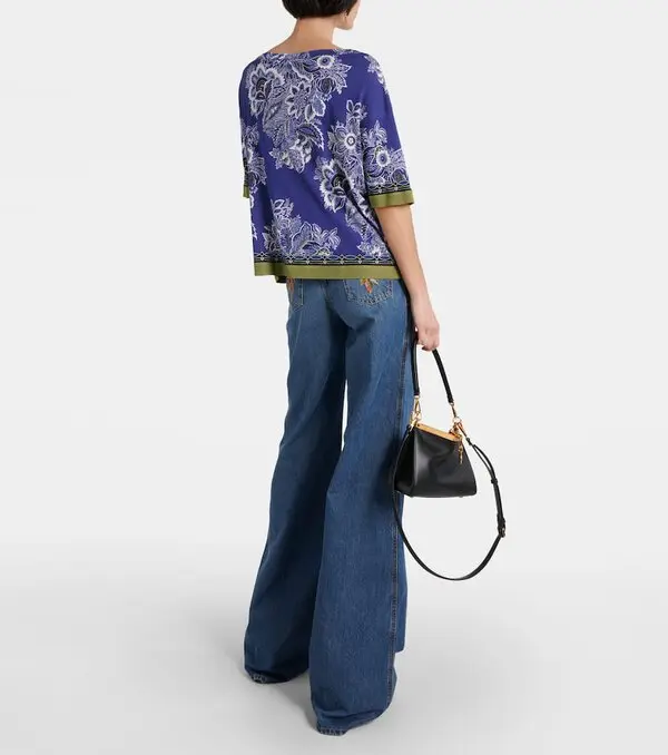 Etro Printed Top - Blue