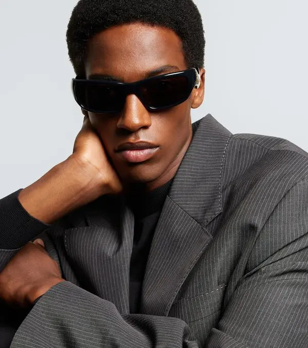 Balenciaga Hamptons Rectangle Sunglasses