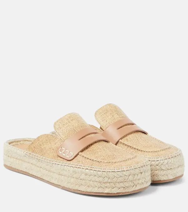 JW Anderson Leather-trimmed Mules
