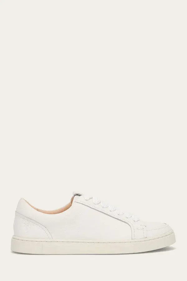Frye Ivy Court Low Lace Sneaker - White