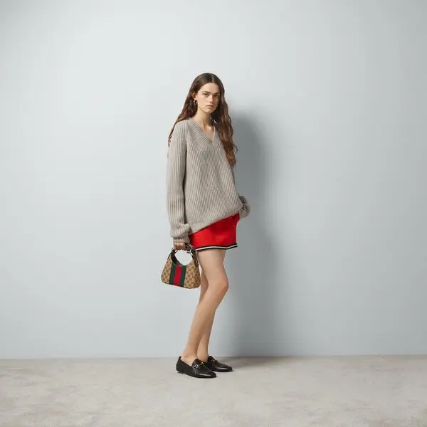 Gucci Wool Skirt With Braided Trim, Size It Ready-to-wear