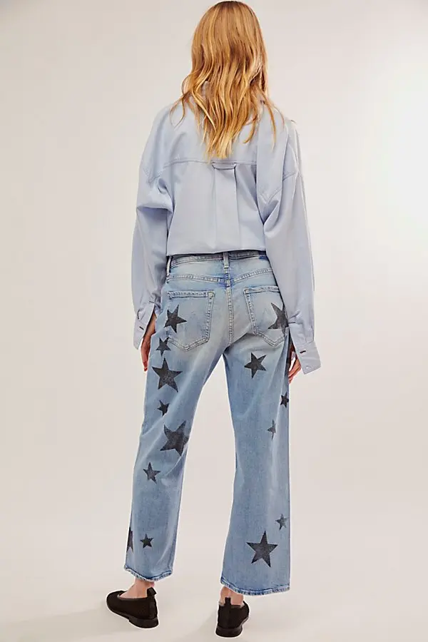 MOTHER The Dodger Ankle Jeans - Light Wash