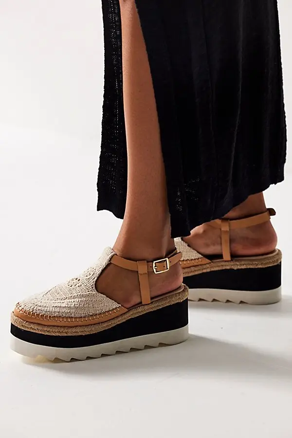 Free People Morning In Mykonos Espadrilles - Vachetta