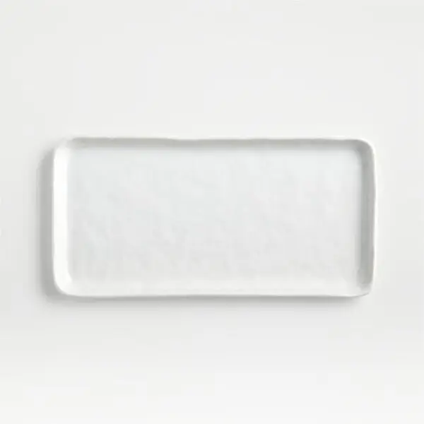 Crate & Barrel Mercer Rectangular Porcelain Plate