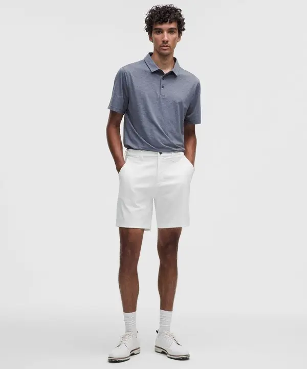 Lululemon Abc Classic-fit Golf Short 7 - White