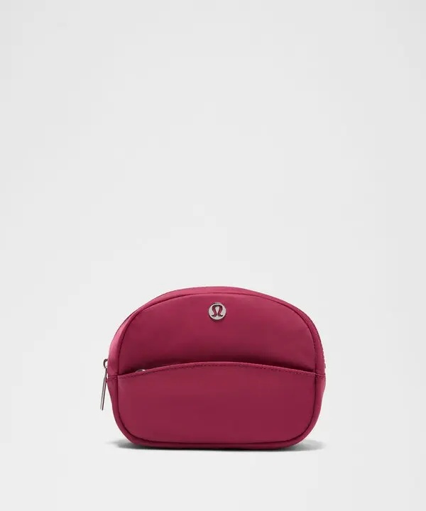 Lululemon City Essentials Pouch - Raspberry Rave/silver