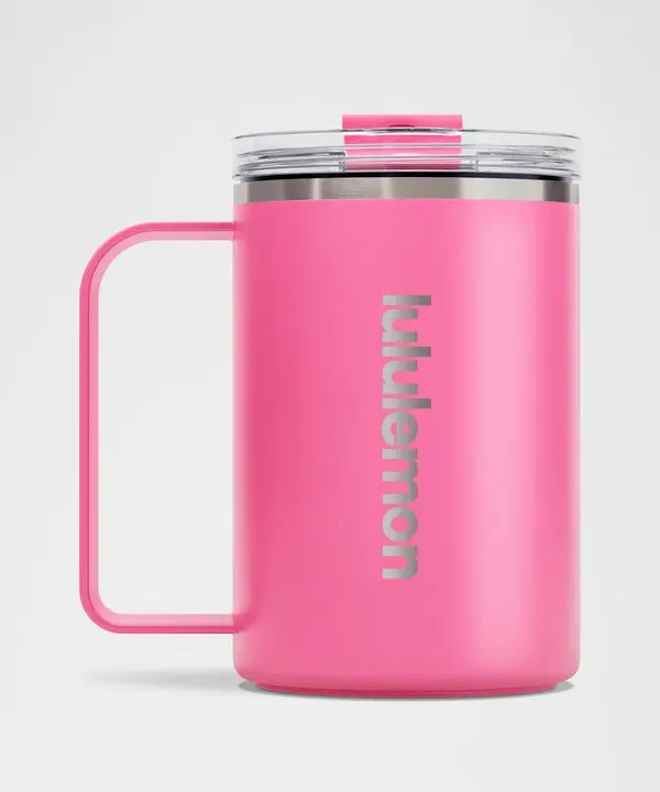 Lululemon Insulated Mug 12oz - Flamingo Fun