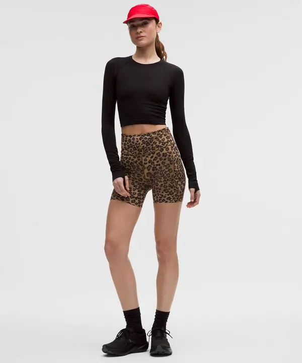 Lululemon Fast And Free High-rise 6" Short - True Leopard Multi