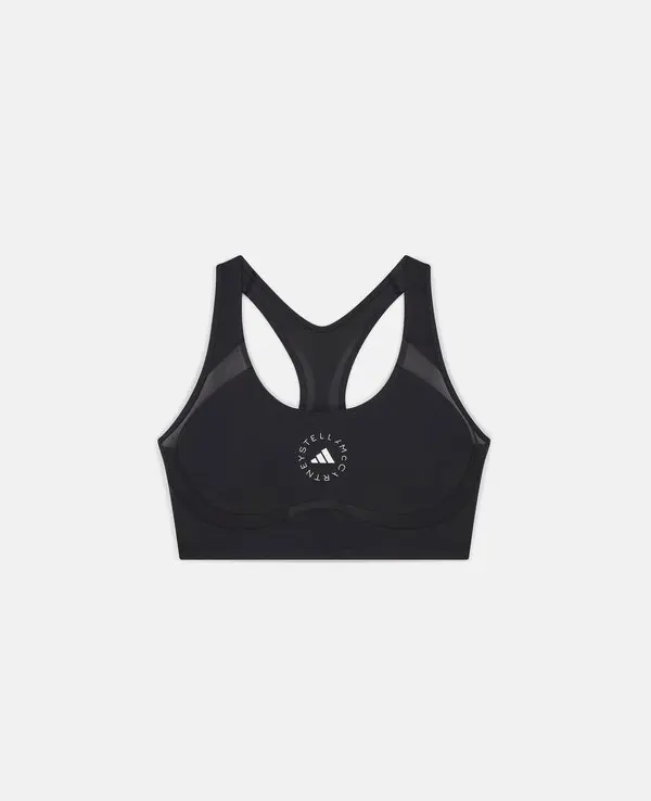 Stella McCartney Truepurpose Power Impact Medium Support Sports Bra - Black
