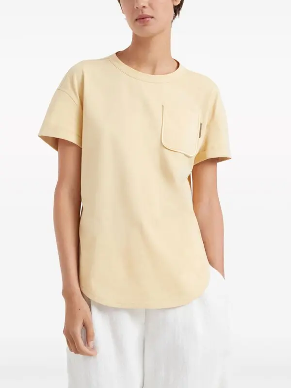 Brunello Cucinelli Crew-neck Cotton T-shirt