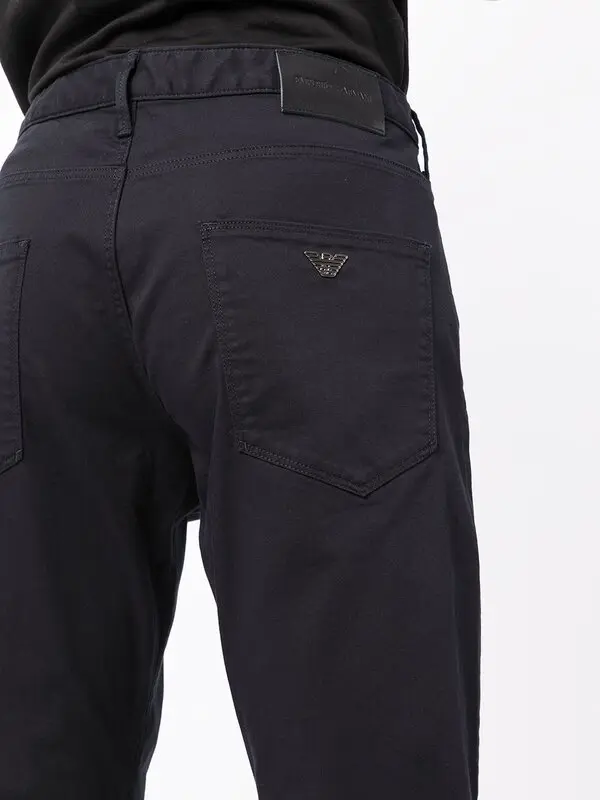 Emporio Armani J06 Slim-fit Jeans - Black