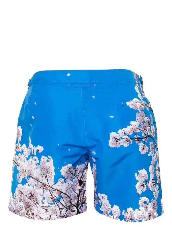 Orlebar Brown Bulldog Photographic Swim Shorts - Blue
