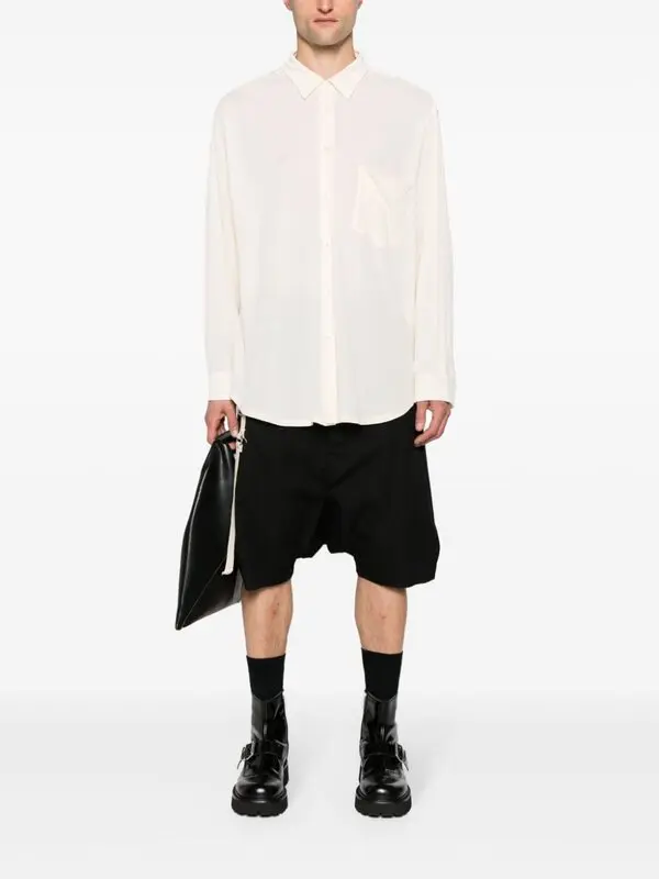 MAGLIANO Intimo Log-sleeve Ribbed Shirt - Neutrals