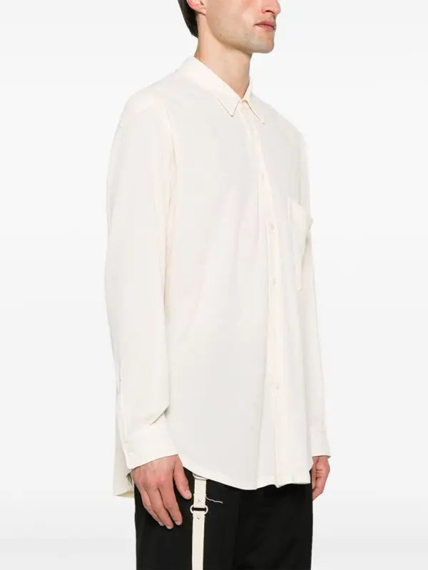 MAGLIANO Intimo Log-sleeve Ribbed Shirt - Neutrals