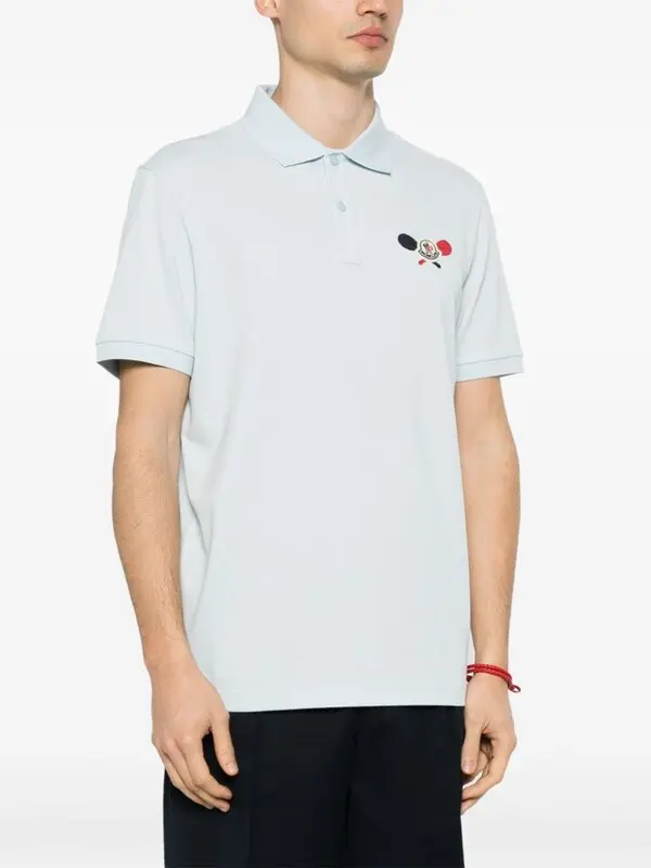 Moncler Appliqué-logo Polo Shirt