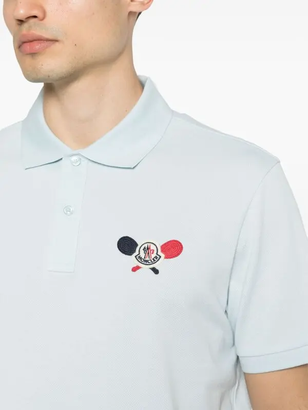 Moncler Appliqué-logo Polo Shirt