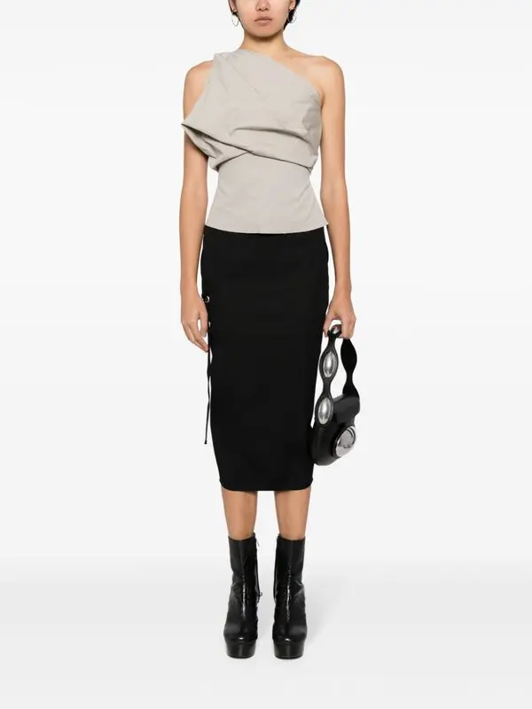 Rick Owens Draped One-shoulder Top