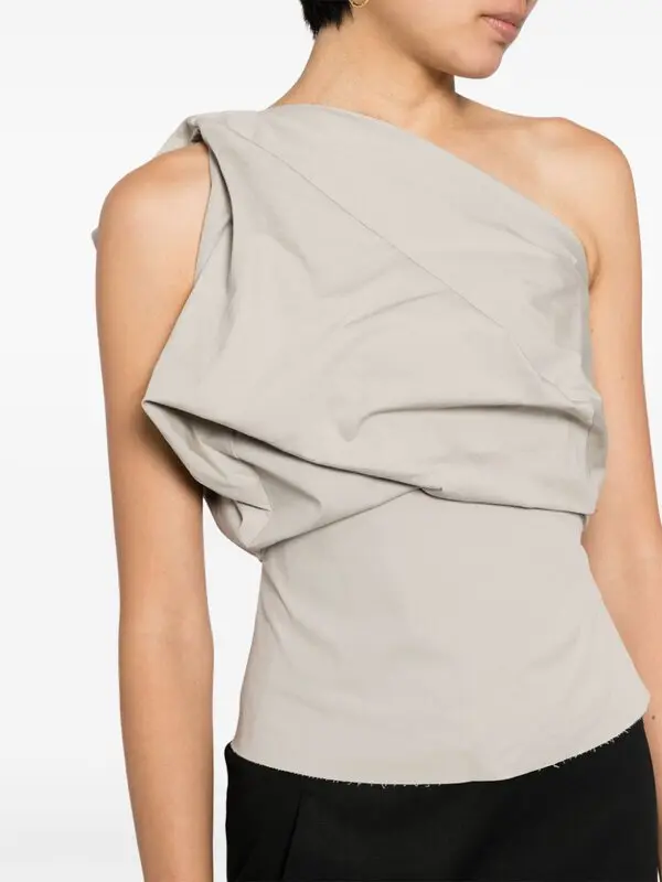 Rick Owens Draped One-shoulder Top
