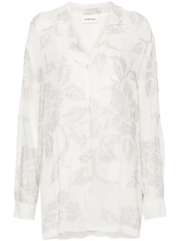 P.a.r.o.s.h Bead-embroidered Shirt