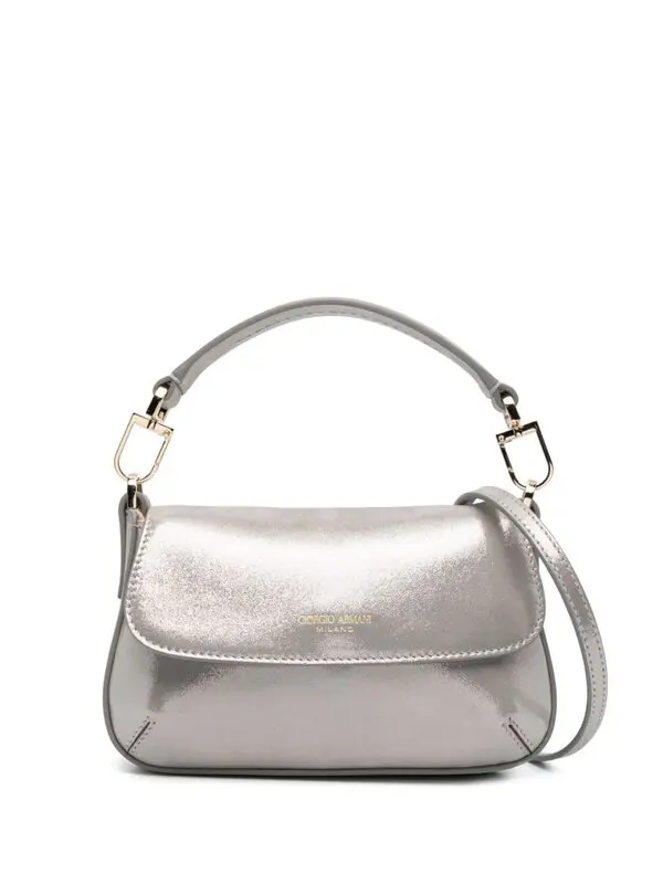 Giorgio Armani High-shine Suede Bag