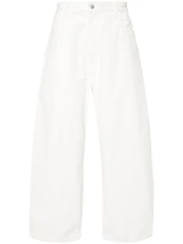 Studio Nicholson Paolo Wide-leg Jeans - White