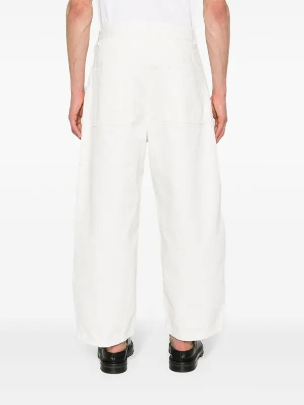 Studio Nicholson Paolo Wide-leg Jeans - White