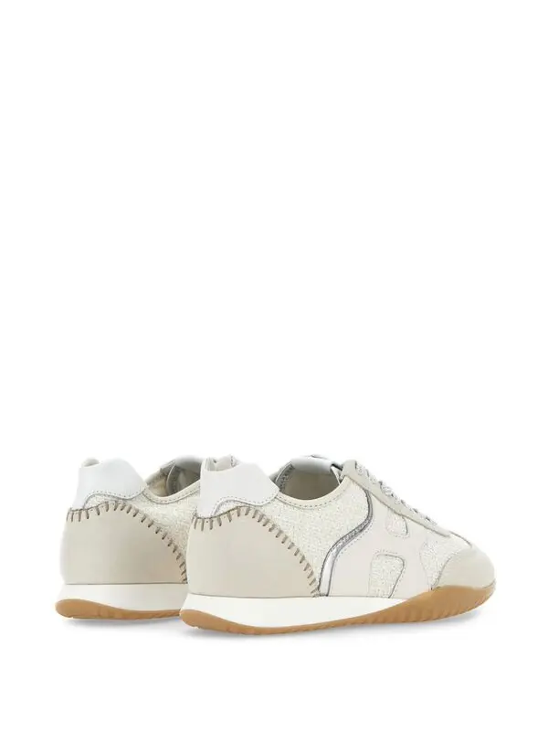 Hogan Olympia-z Nubuck Leather Sneakers - White