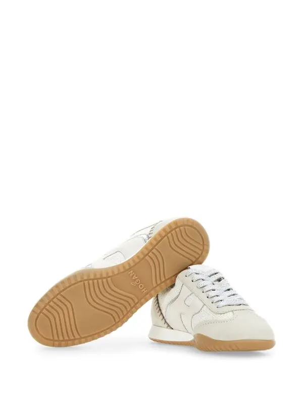 Hogan Olympia-z Nubuck Leather Sneakers - White