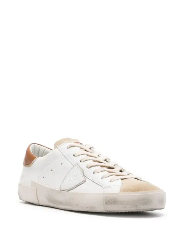Philippe Model Logo-patch Sneakers - White