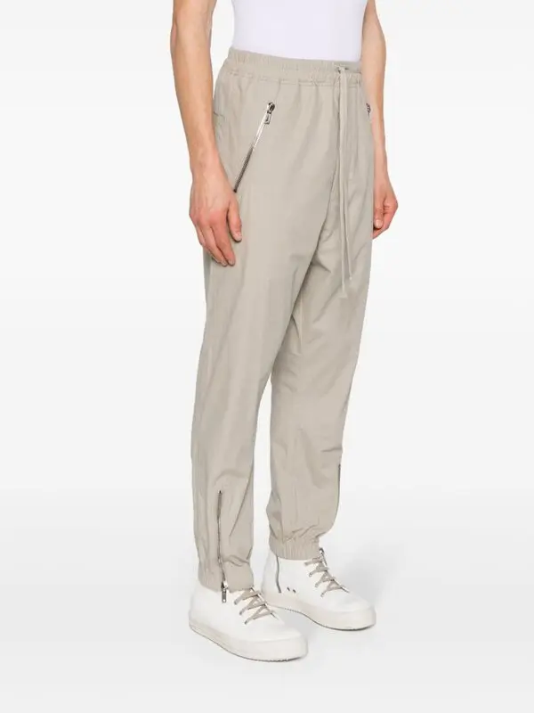 Rick Owens Tecuatl Drop-crotch Track Pants - Neutrals