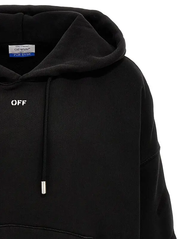 Off-White Cotton Hoodie