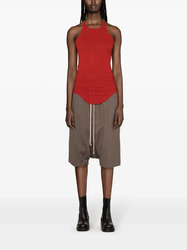 Rick Owens Racerback Fine-ribbed Tank Top