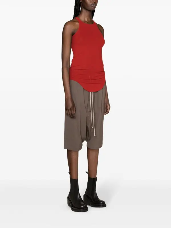Rick Owens Racerback Fine-ribbed Tank Top