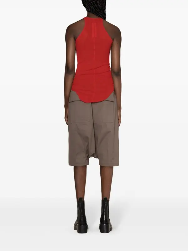 Rick Owens Racerback Fine-ribbed Tank Top