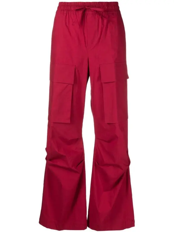 P.a.r.o.s.h Cargo-pockets Pleat-detail Trousers
